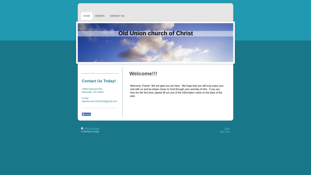 OLD UNION CHURCH OF CHRIST - National Domains, LLC