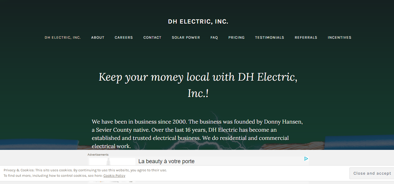 D.H. Electric Inc - National Domains, LLC