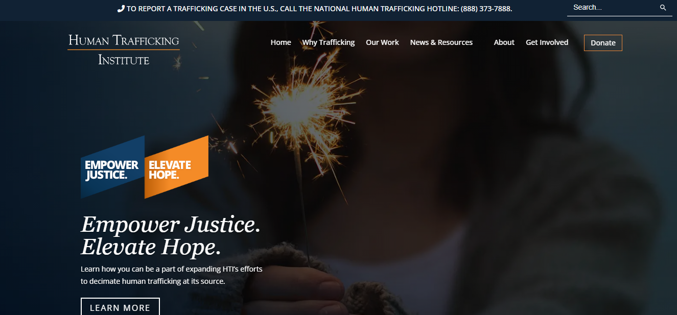 HUMAN TRAFFICKING INSTITUTE - National Domains, LLC