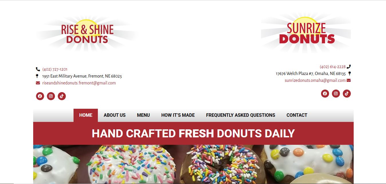 RISE AND SHINE DONUTS - National Domains, LLC